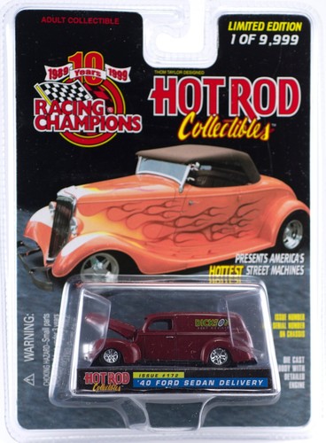 Racing Champions Hot Rod Collectibles '40 Ford Sedan Delivery #172 MIP ...