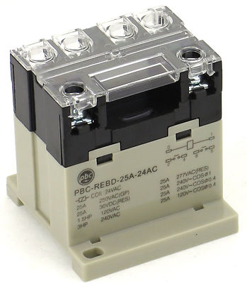 Relays - 24Vac Coil
