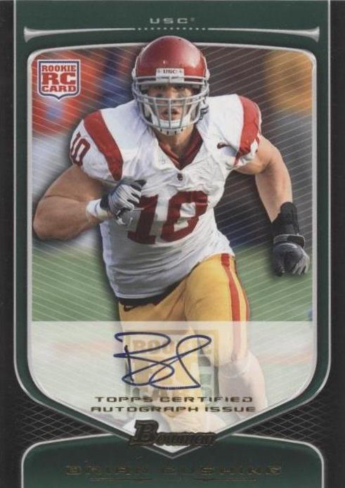 2009 Bowman Draft Picks - Brian Cushing #131 Rookie Autographs (AU, RC ...
