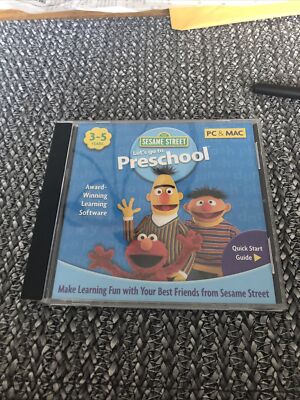 Let's Go To Preschool Sesame Street PC CD-Rom 2008 Windows Children ...