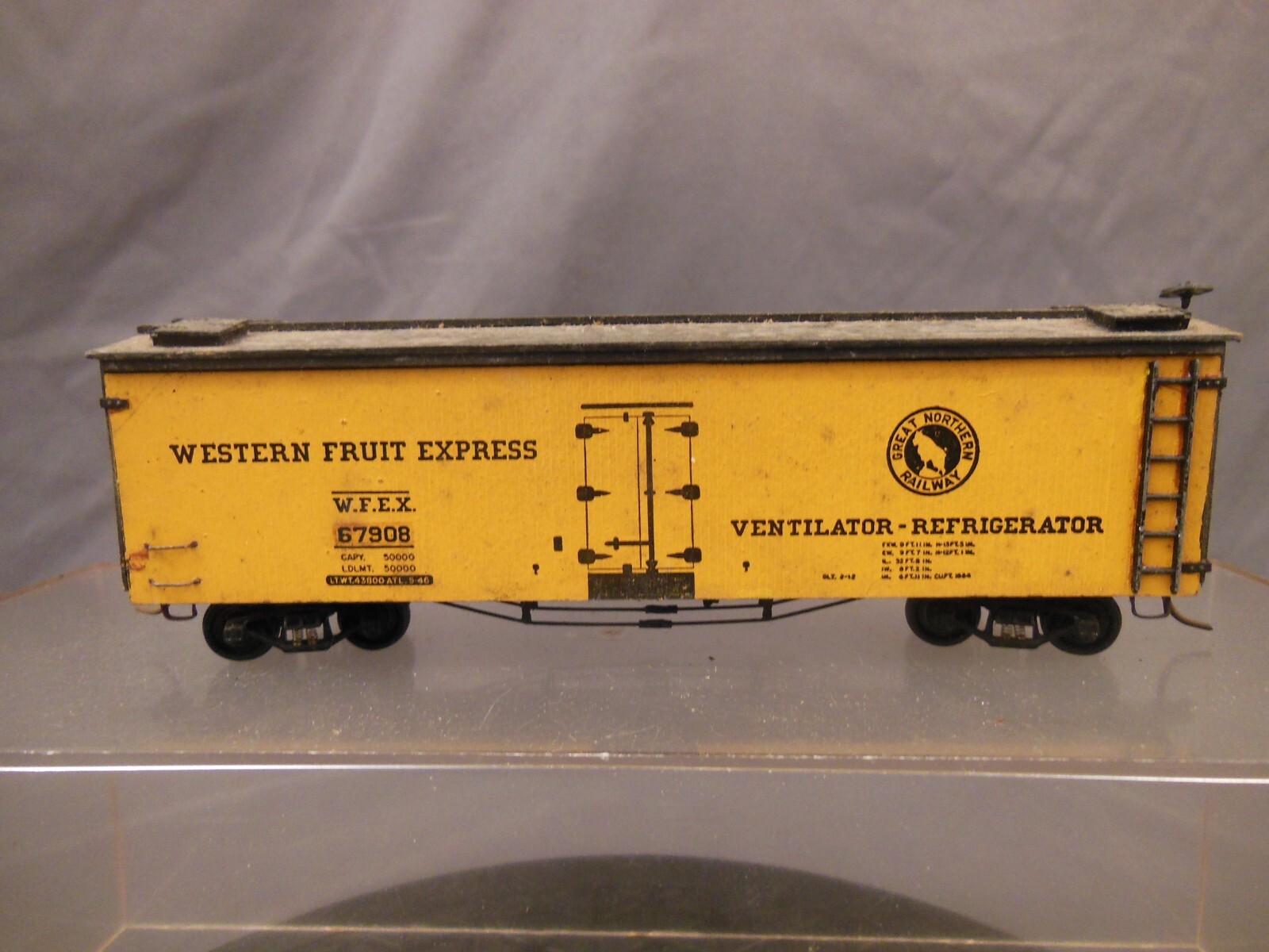 HO SCALE VINTAGE CRAFTSMAN KIT BUILT WESTERN FRUIT EXPRESS WFEX 67908 ...