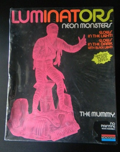 THE MUMMY(LUMINATOR) : MONOGRAM MODEL KIT : UNIVERSAL STUDIOS : RARE ...