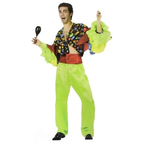 Mens Spanish Rumba Rio Carnival Flamenco Dancer Fancy Dress Party ...