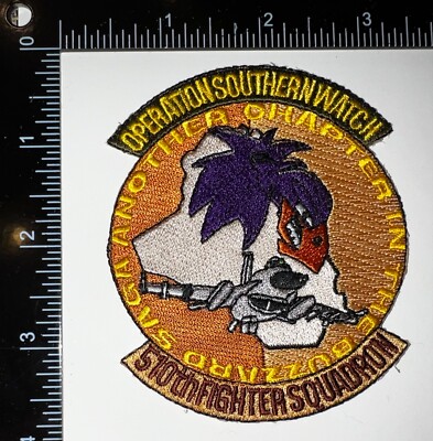 Operation Southern Watch OSW Iraq USAF 510th Fighter Squadron Buzzards ...