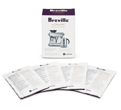 PACK of 4 Breville Espresso Machine The DESCALER Four Packets Genuine ...