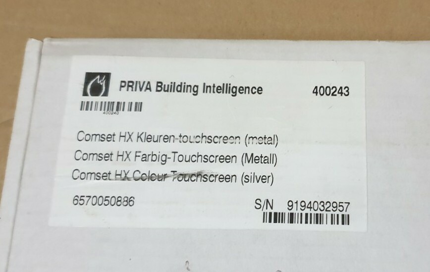 PRIVA Building Intelligence 400243 Comset HX Color Touchscreen (silver ...