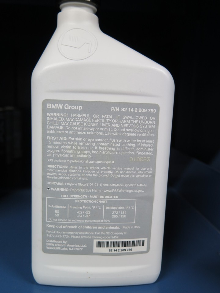 OEM Mini Cooper Coolant/Antifreeze - 1 Quart | eBay