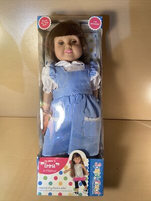 Springfield Doll Collection "Emma" 18" Brown Hair Cloth Body Posable ...