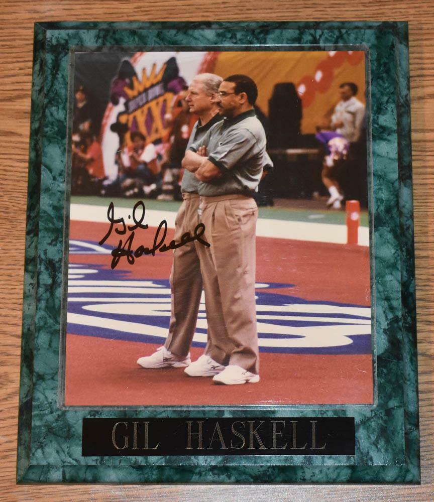 Gil Haskell Green Bay Packers Plaque with Autographed 8x10 Photo & Name ...