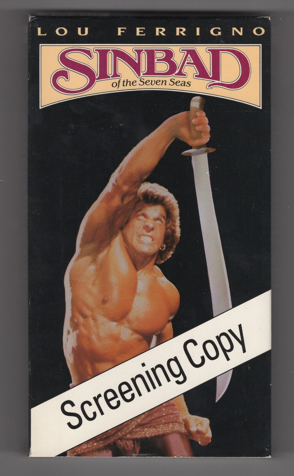 Sinbad of the Seven Seas (Rare Never Played Promo VHS Screener) Lou ...