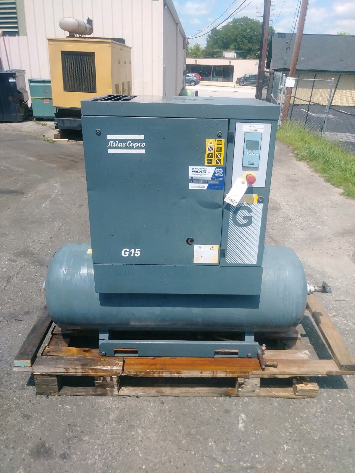 ATLAS COPCO G15 20 HP USED AIR COMPRESSOR | eBay