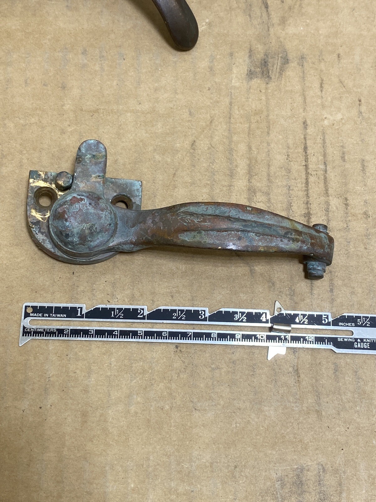 1 Vintage Solid Brass / Bronze Casement Window Latch LATCH ONLY No ...