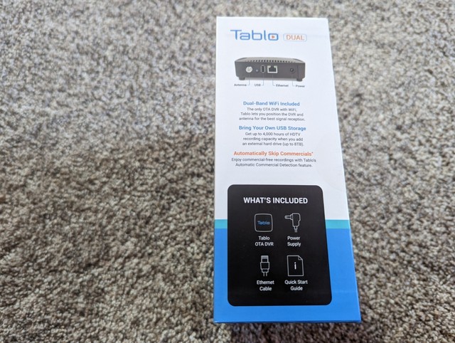 Tablo Dual LITE Over-The-Air OTA Digital Video Recorder DVR TDNS2B-02 ...