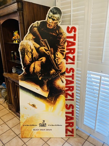 Rare Josh Hartnett “Black Hawk Down” Display Promo Standee STARZ Cable ...