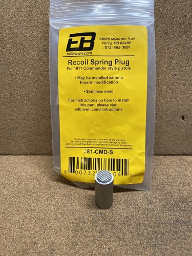 Ed Brown 1911 Recoil Spring Plug for 1911 Commander Style Pistols | eBay