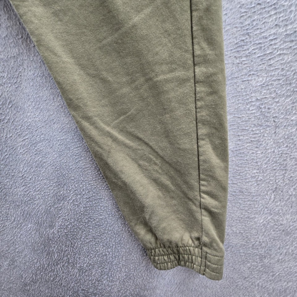 Volcom Men Activewear Pants M Green Jogger Fleece 25" Inseam Logo ...