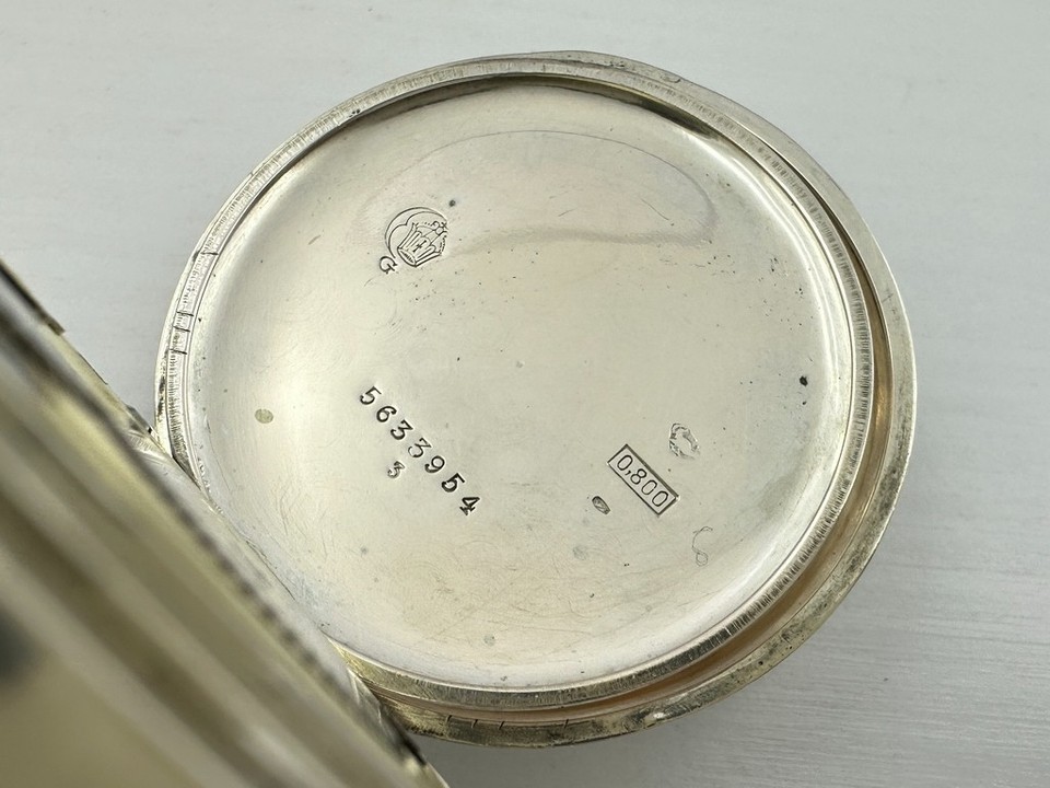 Omega Chess Antique 1916-1923 Swiss Amazing Art Deco 0,800 Silver Men ...