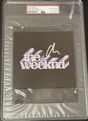 The Weeknd Signed Dawn FM CD PSA/DNA COA Autographed Album | eBay