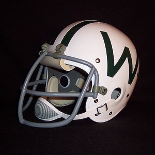 1975 WFL Chicago Winds Suspension Football Helmet | eBay