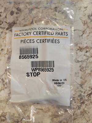 Genuine Whirlpool WP8565925, 8565925 Stop | eBay