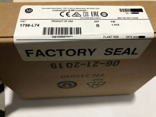 New Factory Sealed AB 1756-L74 Ser B 16M Controllers ControlLogix 5574 ...