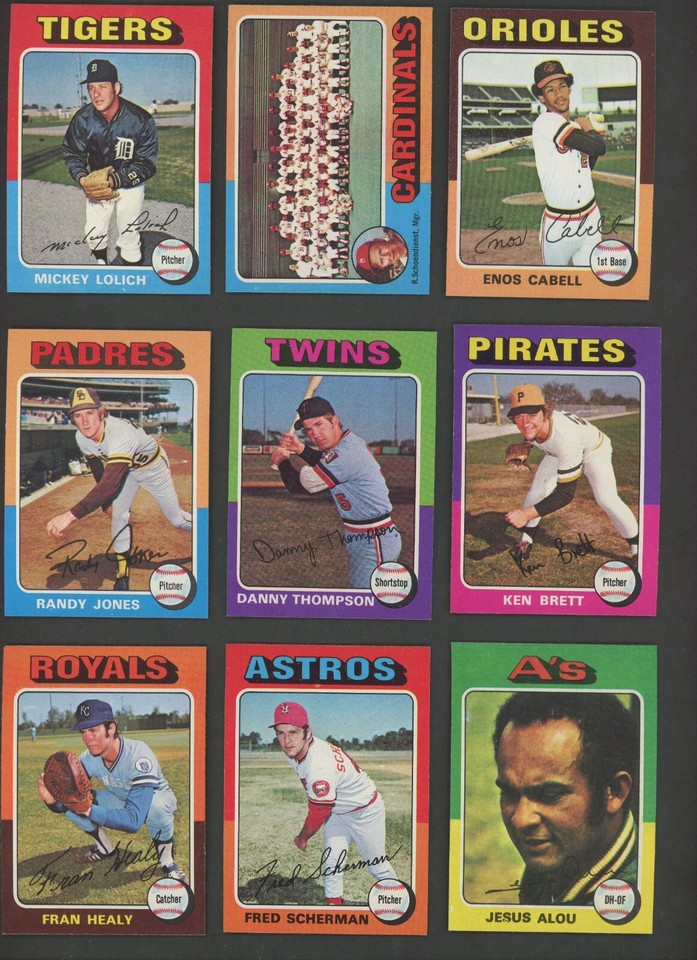 1975 Topps Baseball Complete set NM AVG | eBay