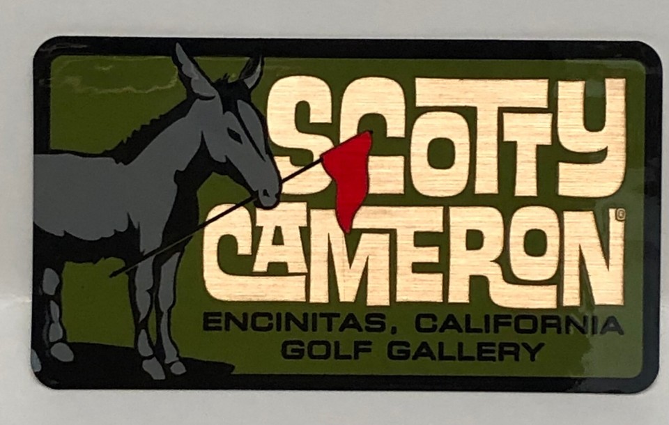 NEW SCOTTY CAMERON 2022 GALLERY EXCLUSIVE JACK THE DONKEY GREEN MYLAR ...