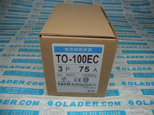 1pcs New TECO TO-100EC 3P 75A 【OLADER | eBay
