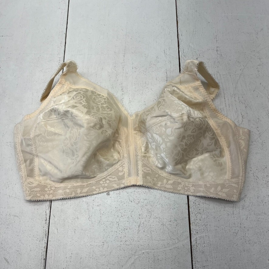 Playtex Beige 18 Hour Comfort Strap Wire-free Bra Wom… - Gem