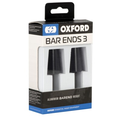 Oxford Bar Ends 3 Heavy-Weight Motorcycle 22mm Handlebar Ends | eBay UK