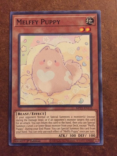 Melffy Puppy MP21-EN115 Yugioh Trading Card | eBay
