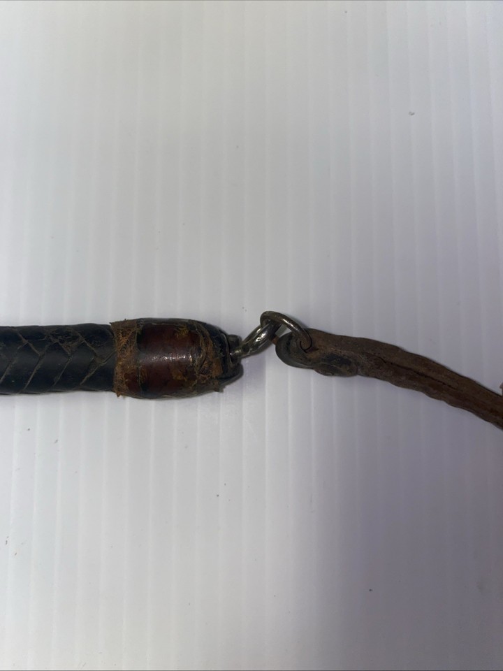 Vintage Police Braided Leather Blackjack Weighted SAP Slap Jack FOR ...