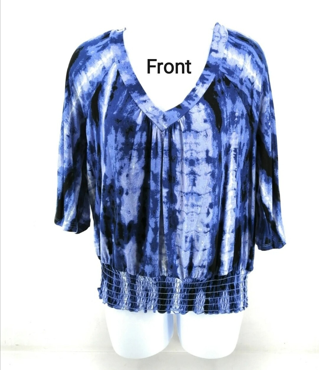 Top para mujer, talla M, American Rag Cie 3/4, manga acampanada, suave ...