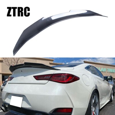 Carbon Fiber Trunk Wing Spoiler For Infiniti Q60 Q60S 2013-2024 | eBay