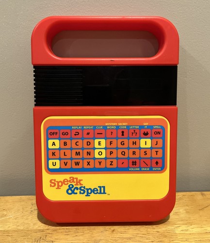 Speak And Spell Vintage Kahootz Classic Game Learning Model #09624 ...