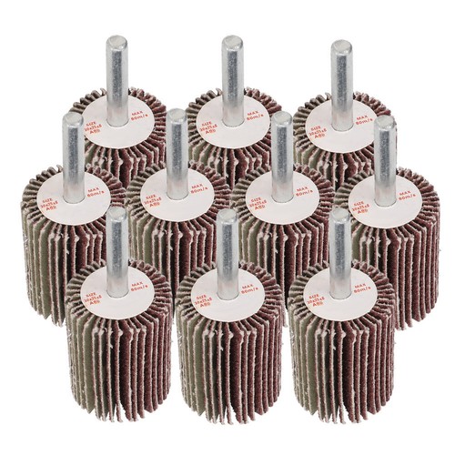 10Pcs Sanding Polishing Wheel Grinding Sandpaper Flap Wheel Disc With ...