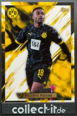 BVBV-17 - Youssoufa Moukoko - Base - Topps Vernissage Borussia Dortmund ...