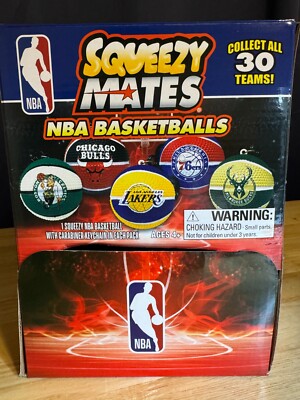 NBA Mini Basketballs Squeezy Mates - You Pick! | eBay