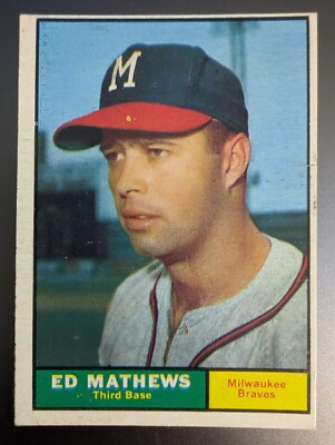 1961 Topps - #120 Eddie Mathews (see description) | eBay