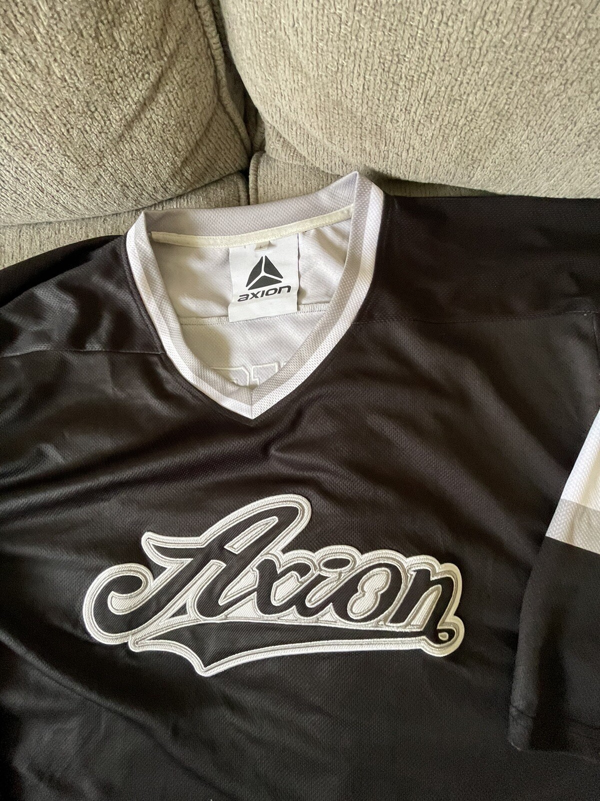 Vintage Axion Footwear Jersey Black And White - Gem