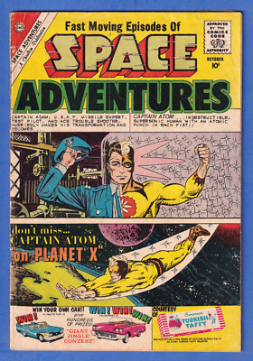 Space Adventures #36 Charlton Comics 1960 Captain Atom Steve Ditko Art ...