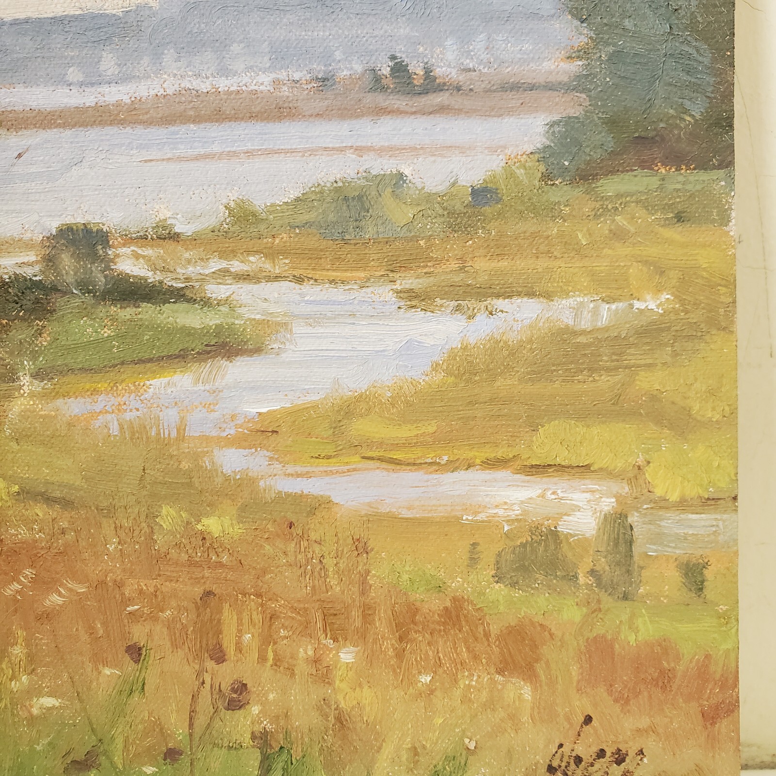 Ralph Oberg Artist Connecticut Landscape Plein Air Painting On Board ...