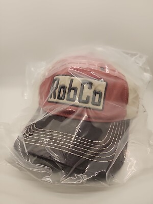 Fallout Robco Industries Logo Adjustable Strap Buckle Trucker Hat Cap ...