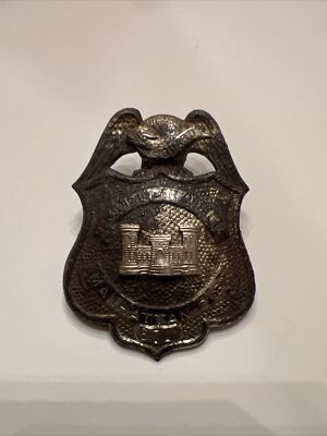 WW2 MANHATTAN PROJECT ~ ENGINEER OFFICE HAT BADGE ~ Vintage ...