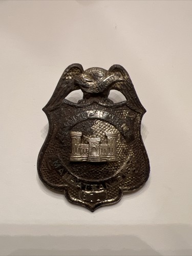 WW2 MANHATTAN PROJECT ~ ENGINEER OFFICE HAT BADGE ~ Vintage ...