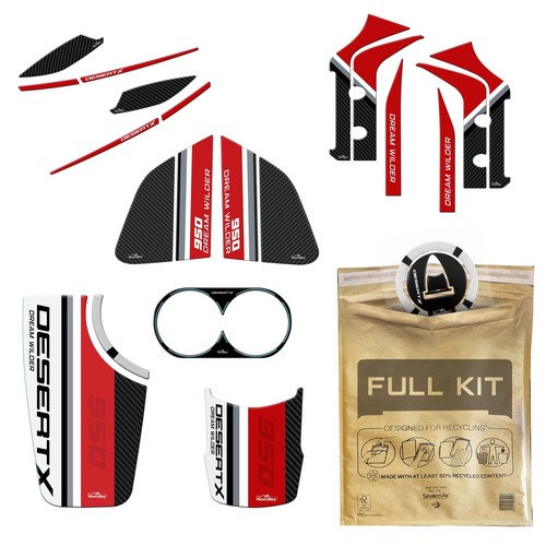 Stickers Kit 3D Compatible With Ducati Desertx 2022 Tank Pad Cap Fender ...
