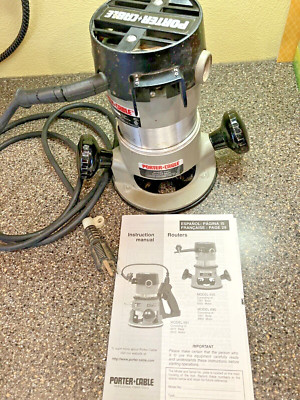 PORTER CABLE MODEL# 6902 H.D. MOTOR , WITH 1001 FIXED ROUTER BASE ...