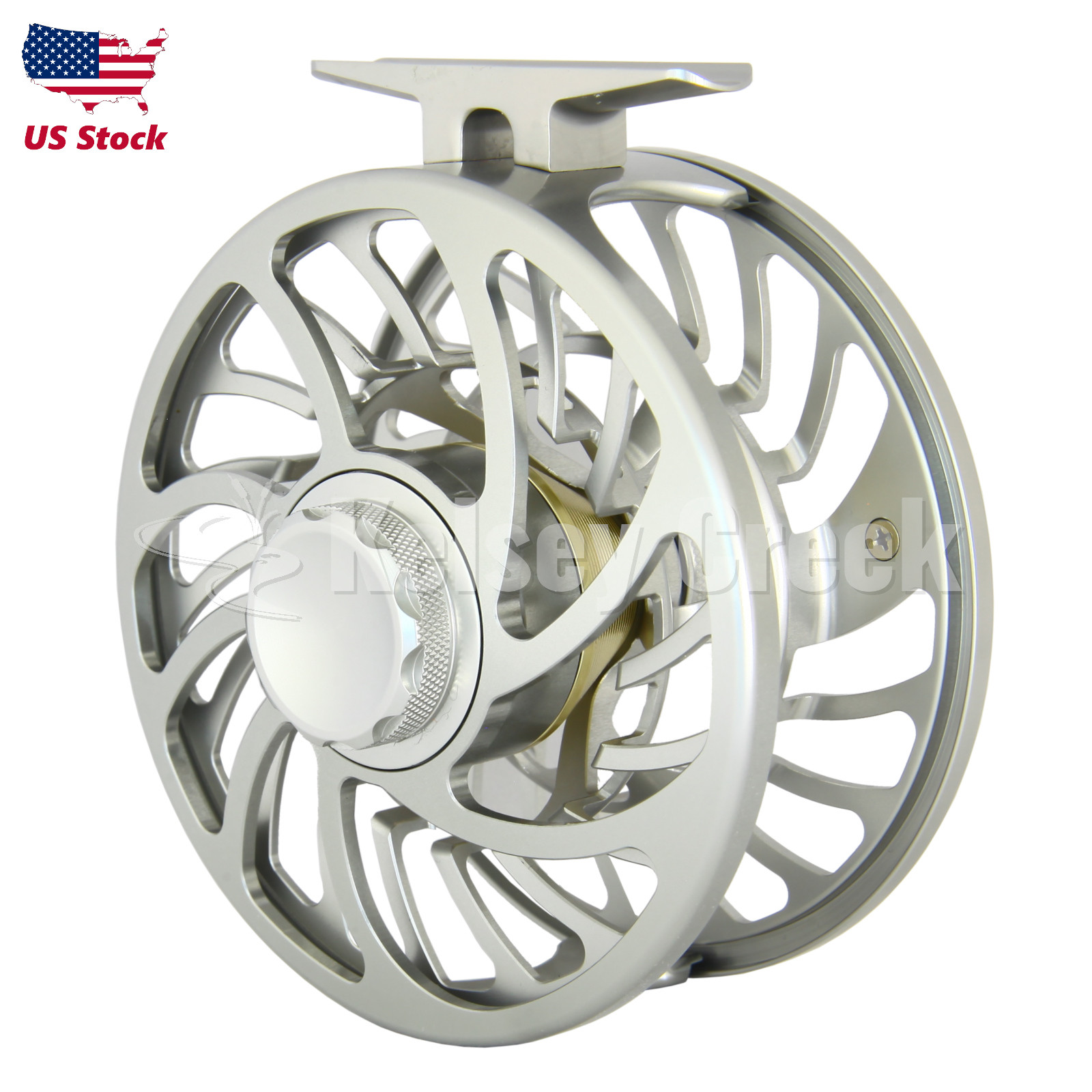 Maxcatch Premium Fly Fishing Reel, Fully Sealed Waterproof, V-Shaped ...