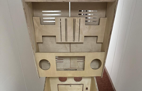 Virtual Pinball Cabinet Backbox Kit Flat Pack Bally Williams Wide Body ...