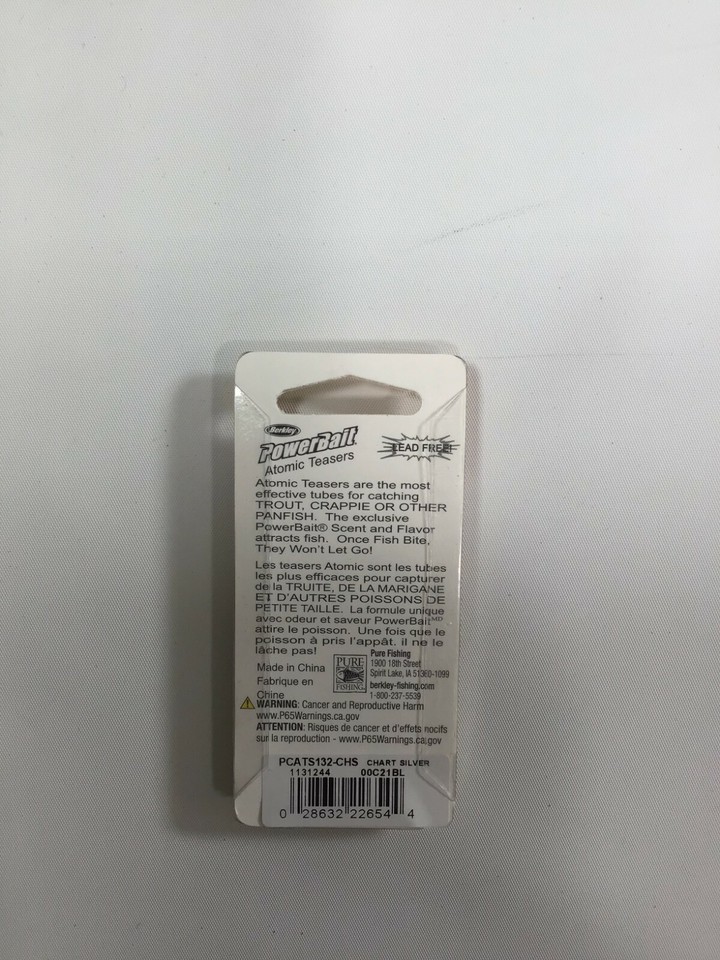 Berkley Fish Power Bait Atomic Teasers 3 ct NEW! NIB | eBay